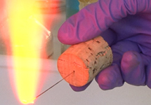 The Open Science Laboratory: Elementary flame test